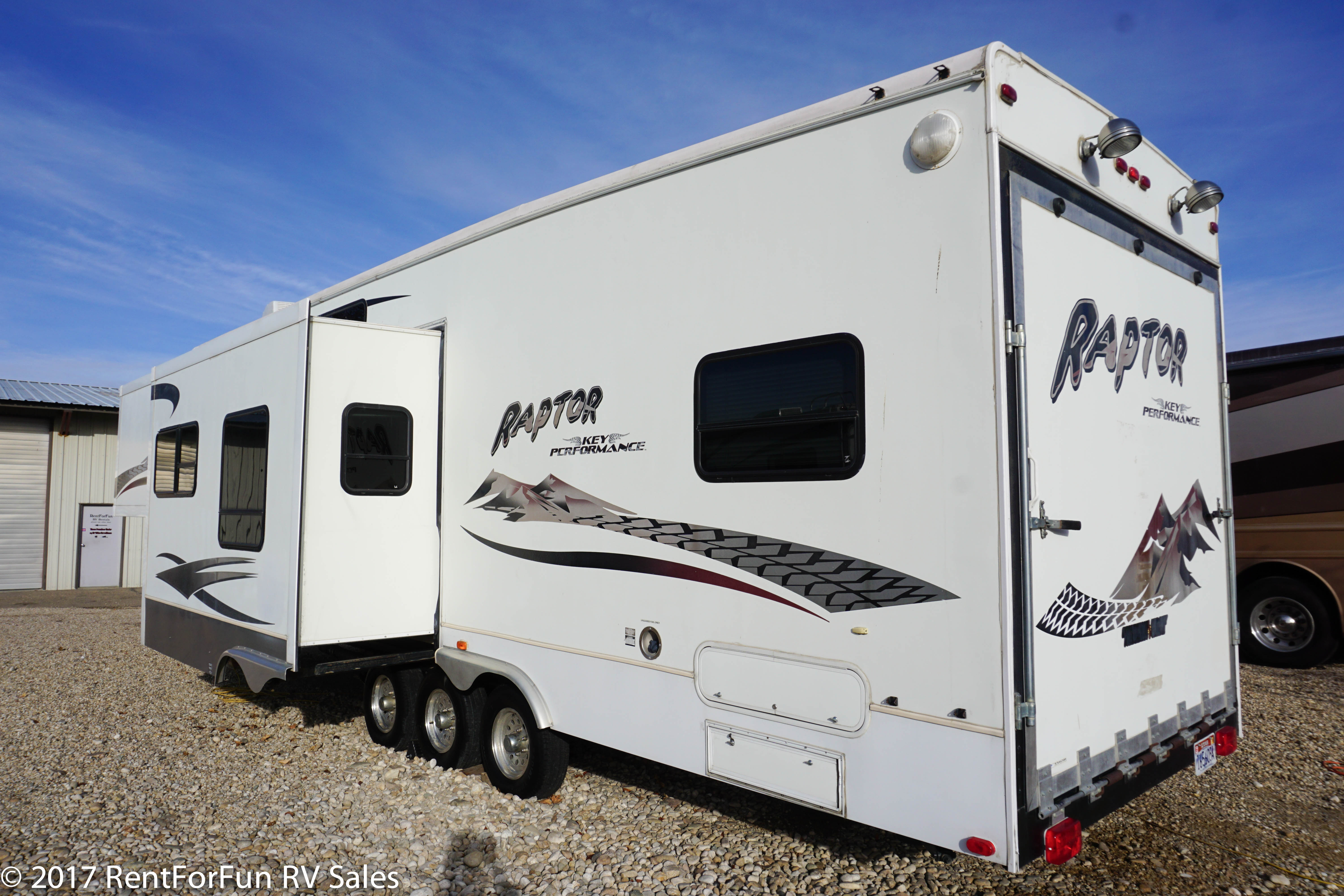 2005 Keystone Key Performance Raptor RP3612 5th Wheel Toy Hauler ...